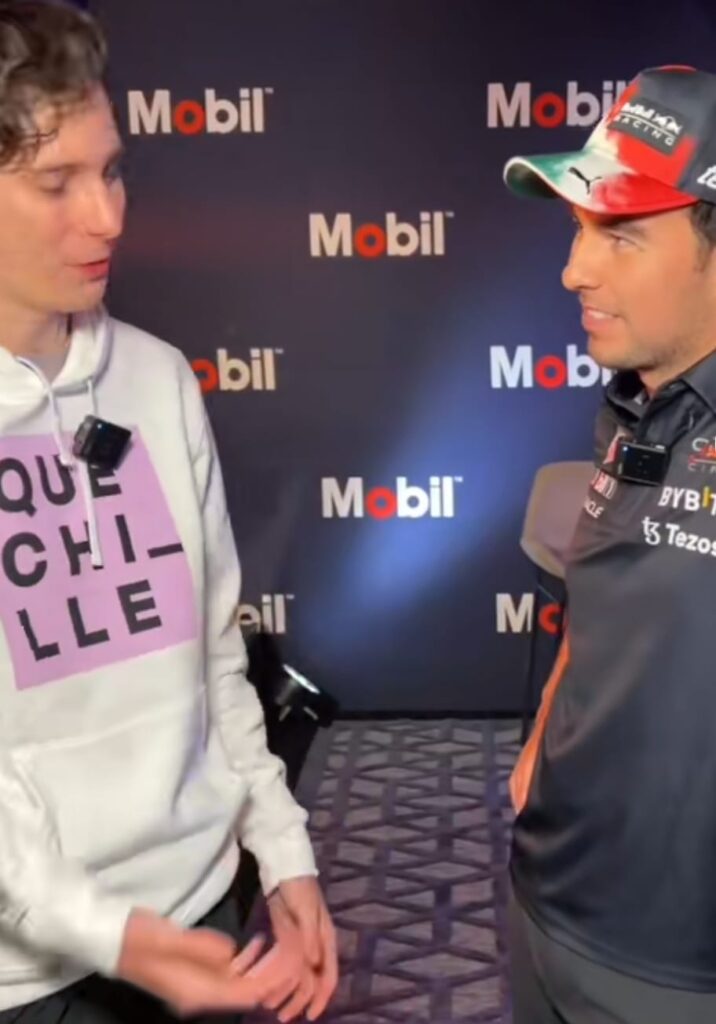 ¡Que Chille! Checo Pérez invitado especial de RobeGrill en su capsula ...