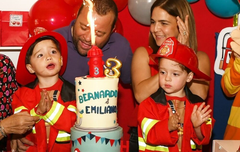 Cumplen tres años los cuates Emiliano y Bernardo Duarte Robles - Perfiles