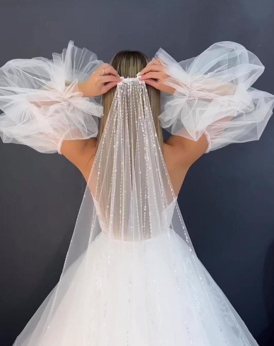 El velo de novia un tradición con significado, conoce las nuevas ...