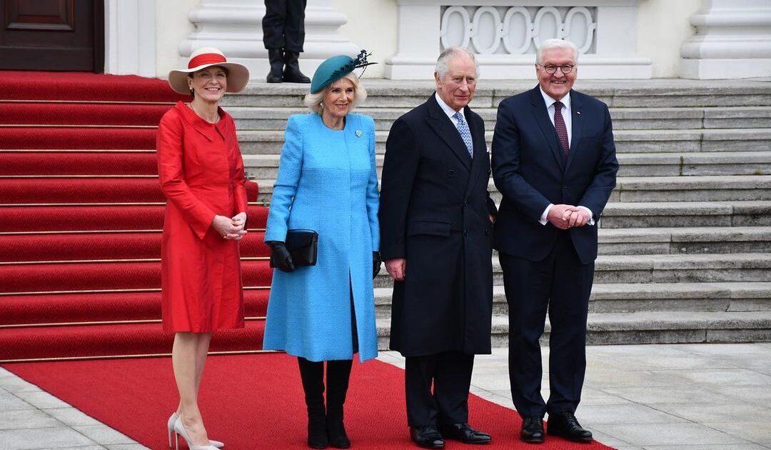 Rey Carlos III y la Reina Consorte Camilla en su visita de estado ...