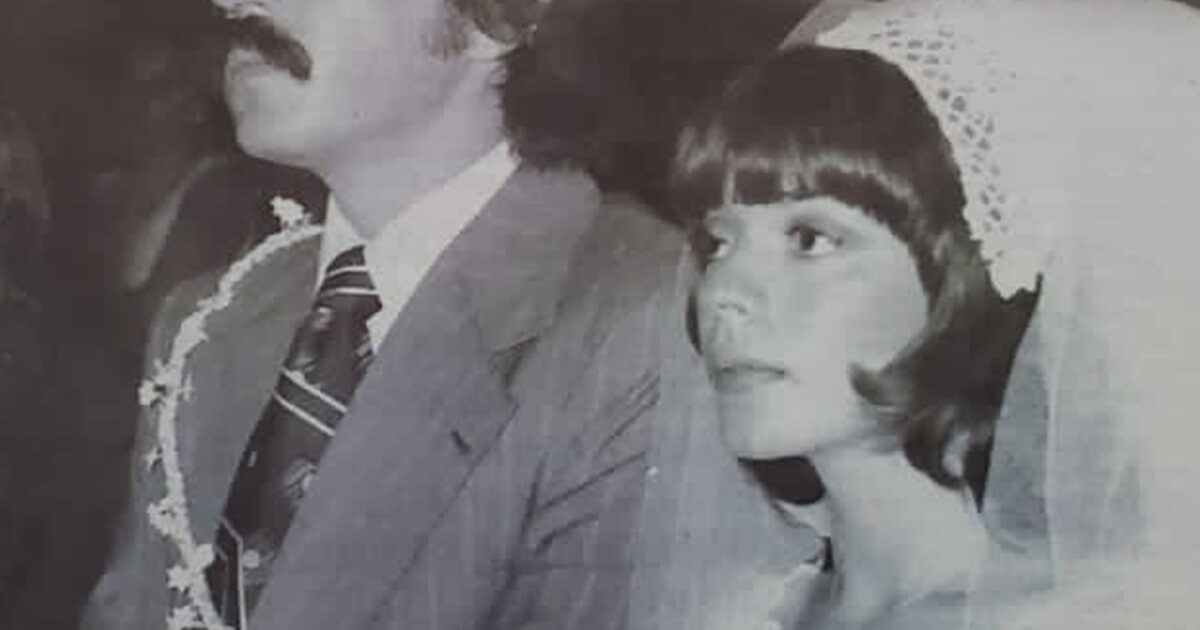 Cila María Hernández y Juan Antonio Garibaldi el día de su boda en 1977 ...